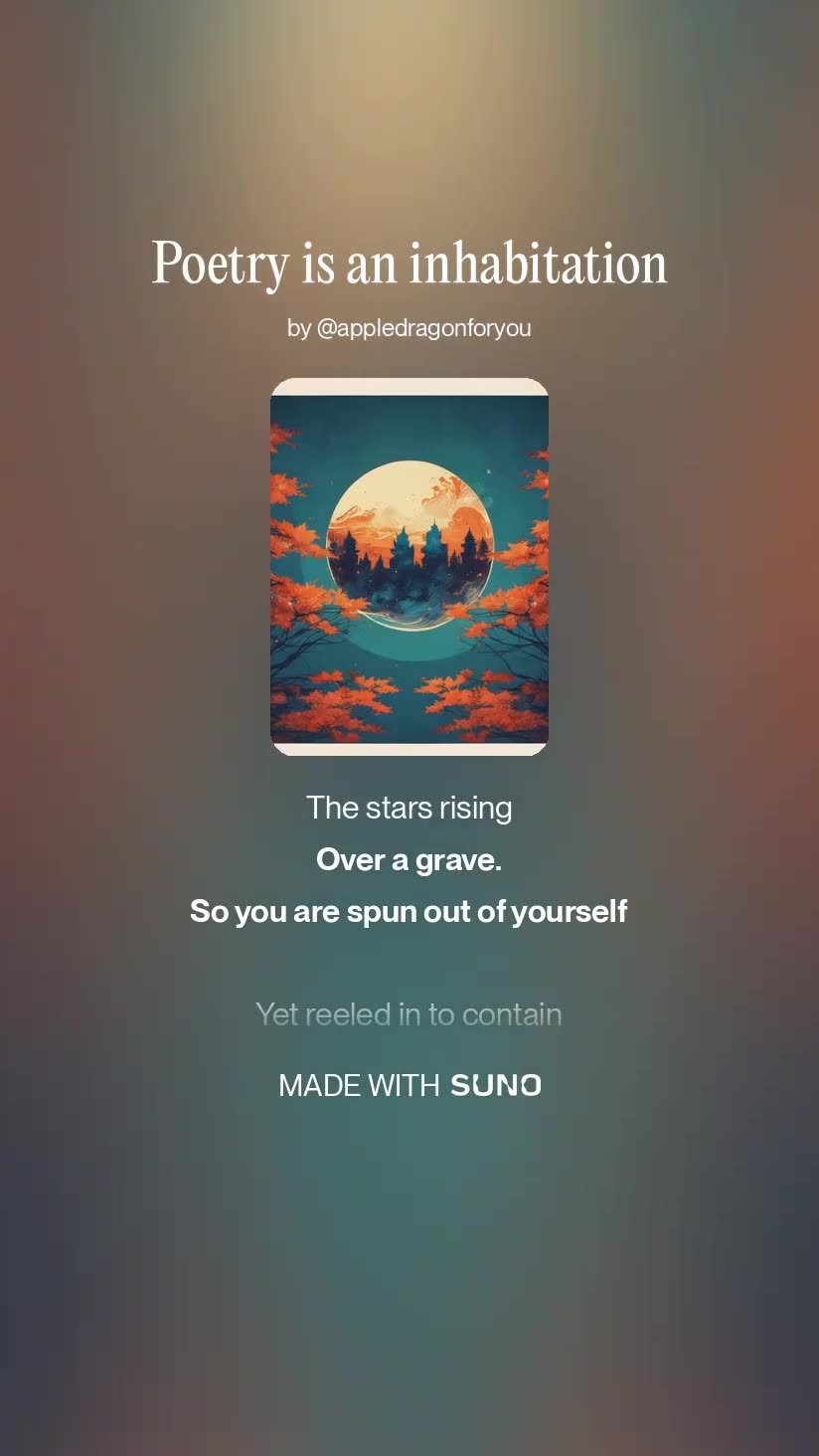 Possession - Poem by RCAppleton set to music