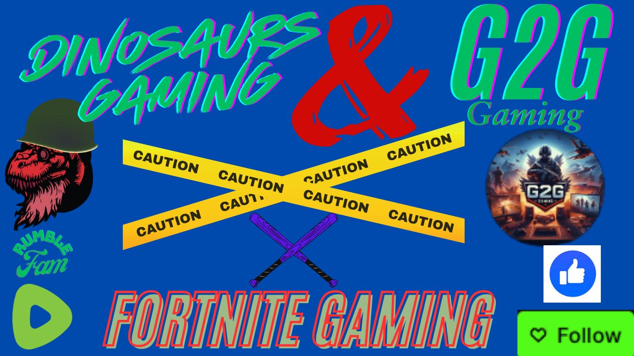 Rumble Gaming!! G2G Gaming and DinosaursGaming team up on some Fortnite ...