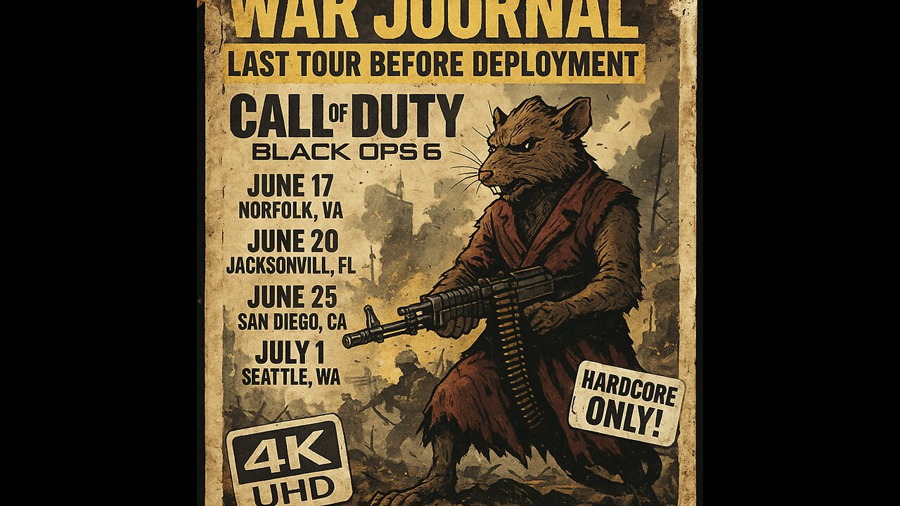 WAR JOURNAL – Racket: No Tags Left Behind | Entry #1 [BO6 | Hardcore ...