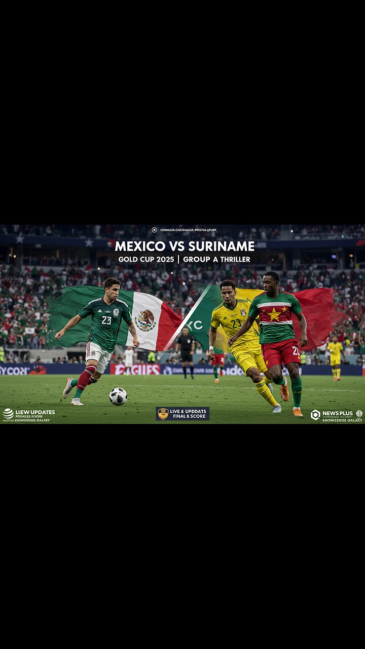 Mexico vs Suriname | CONCACAF Gold Cup 2025 | Live Updates & Final Score