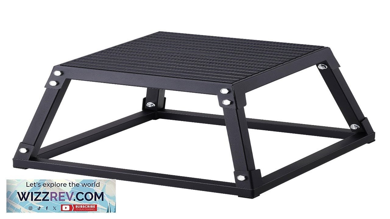 VEVOR Plyometric Jump Box 12 Inch Plyo Box Steel Plyometric Platform Review