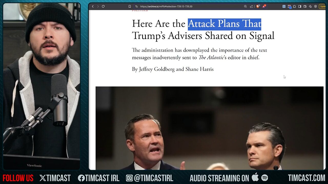 Trump 'WAR PLANS' LEAKED By Atlantic Journalist And... ITS NOTHING ...