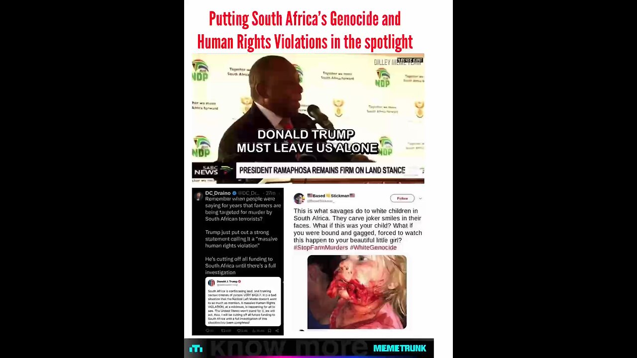 Putting South Africa's GENOCIDE and HUMAN RIGHTS VIOLATIONS in the ...