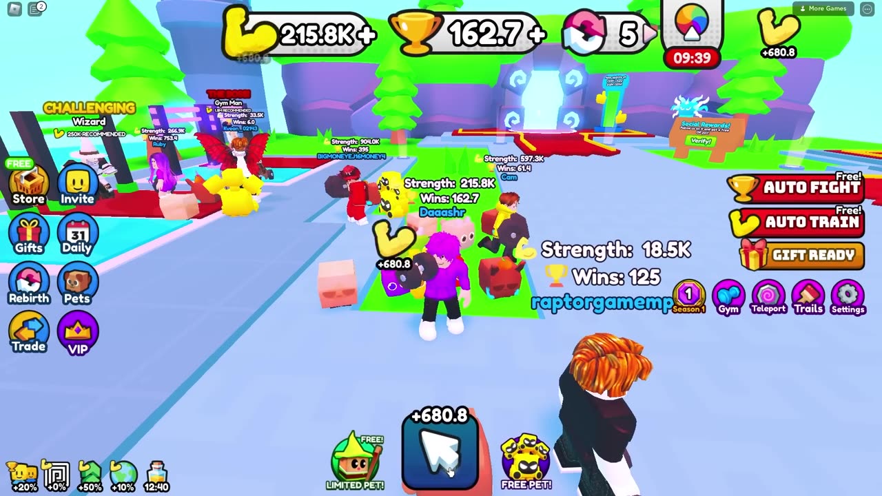 MAX LEVEL Strength in Pull Ups Simulator! (Roblox)