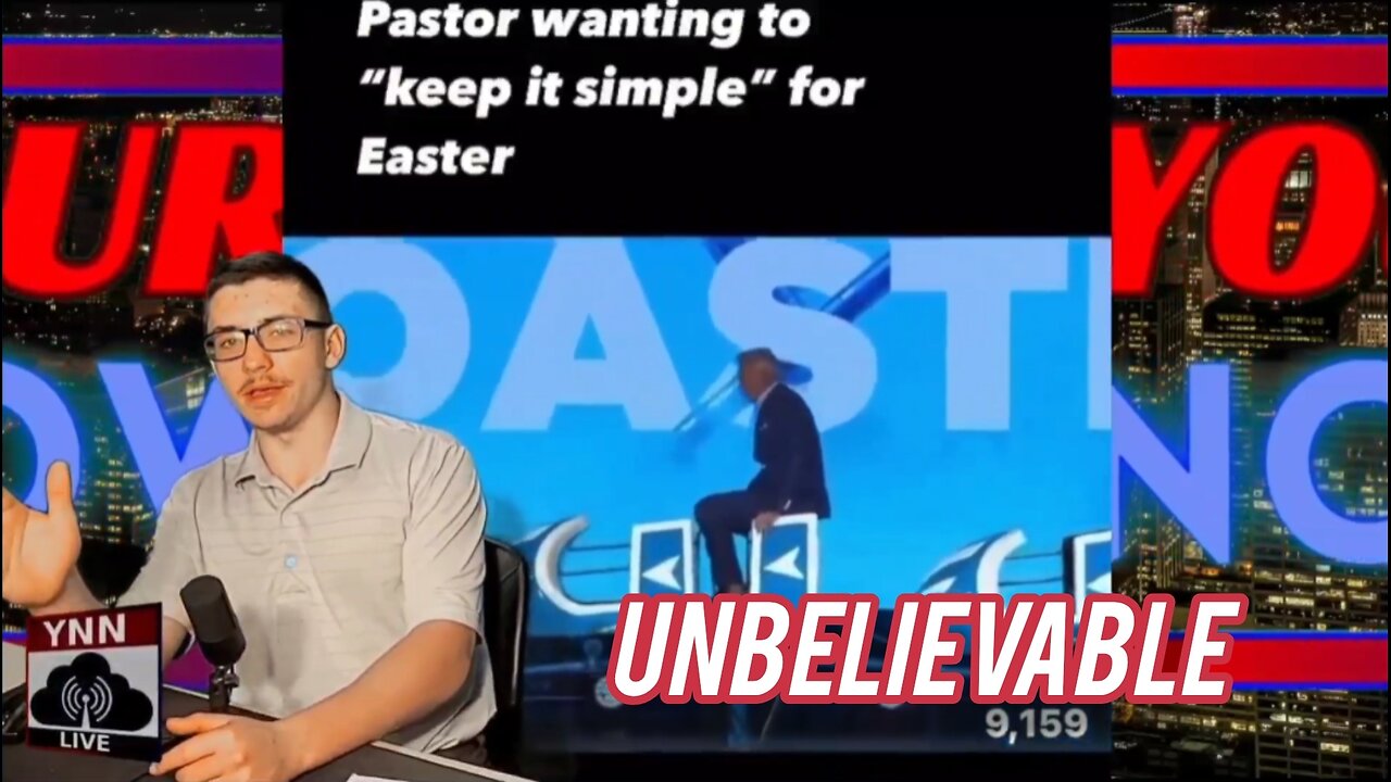 Mega-Church 'Pastor' takes a train ride for Easter Sunday