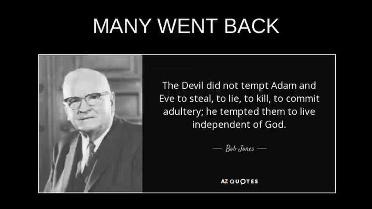 "Revisiting Bob Jones Sr.'s timeless message on the dangers of being ...