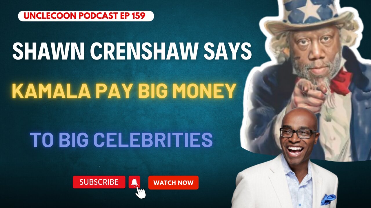 Shawn Crenshaw Says Kamala Spends Big on Celebrities | Shawn Crenshaw Exposes the Money Flow