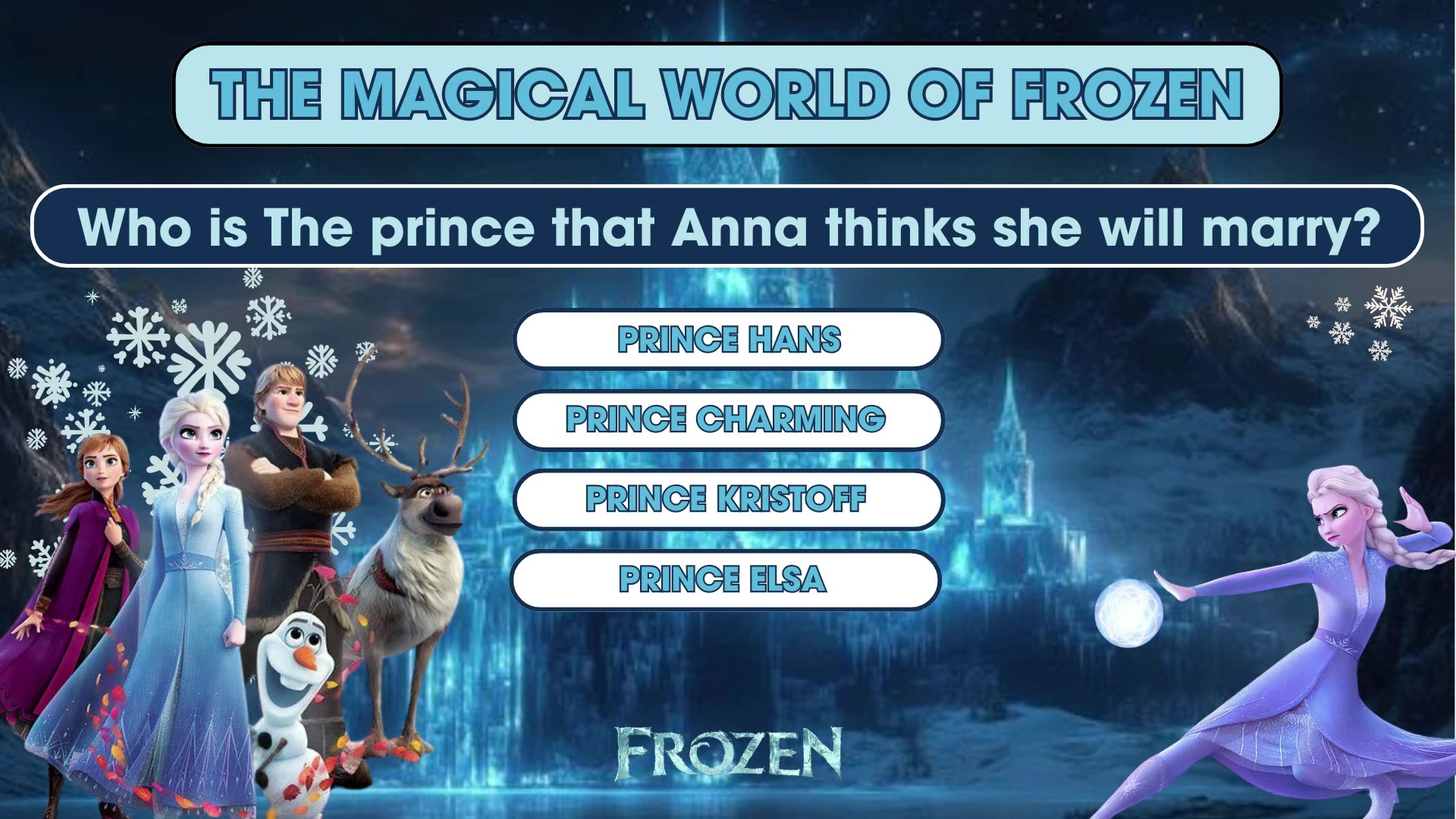 Frozen Movie Quiz | How Well Do You Know Elsa, Anna & Olaf? | Disney ...