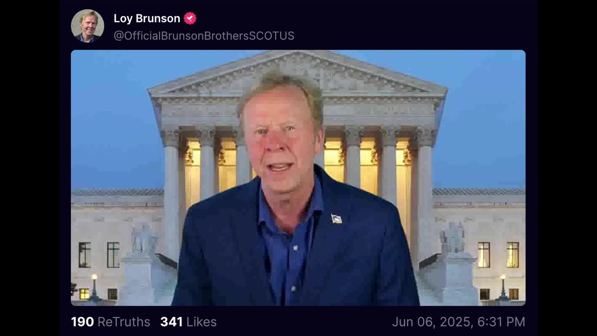 Loy Brunson > SCOTUS Update - ⚖️ Jun 6 2025 - Trump's Newly Appointed ...