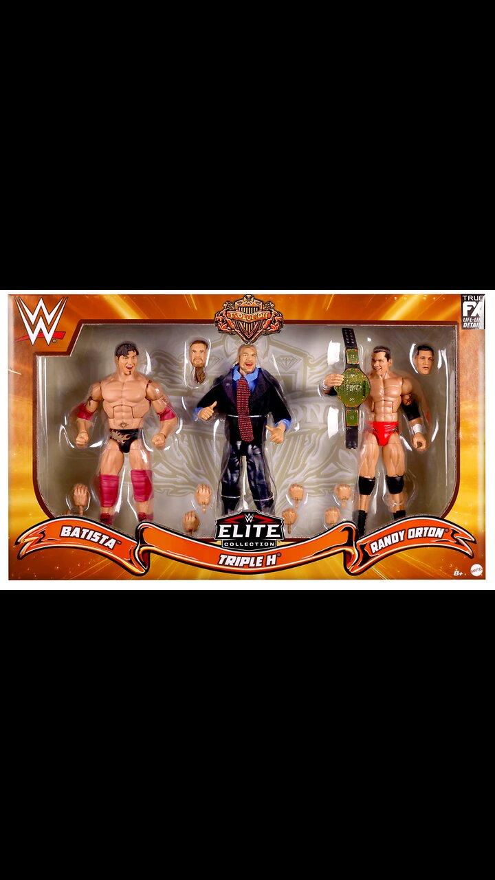 2025 WWE Mattel Elite Collection Target Exclusive Evolution 3-Pack