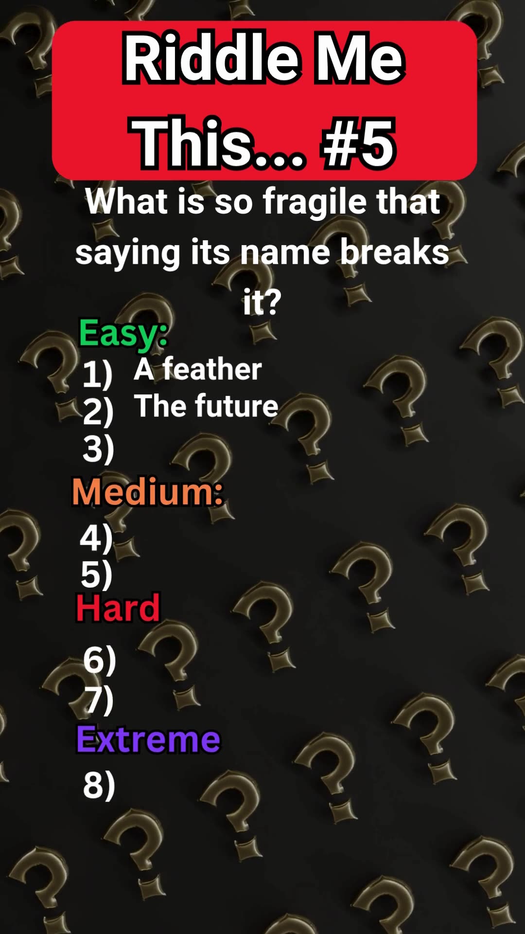 Bet You Can't Answer These! Fun Riddles to Test Your Mind! #triviaquiz ...