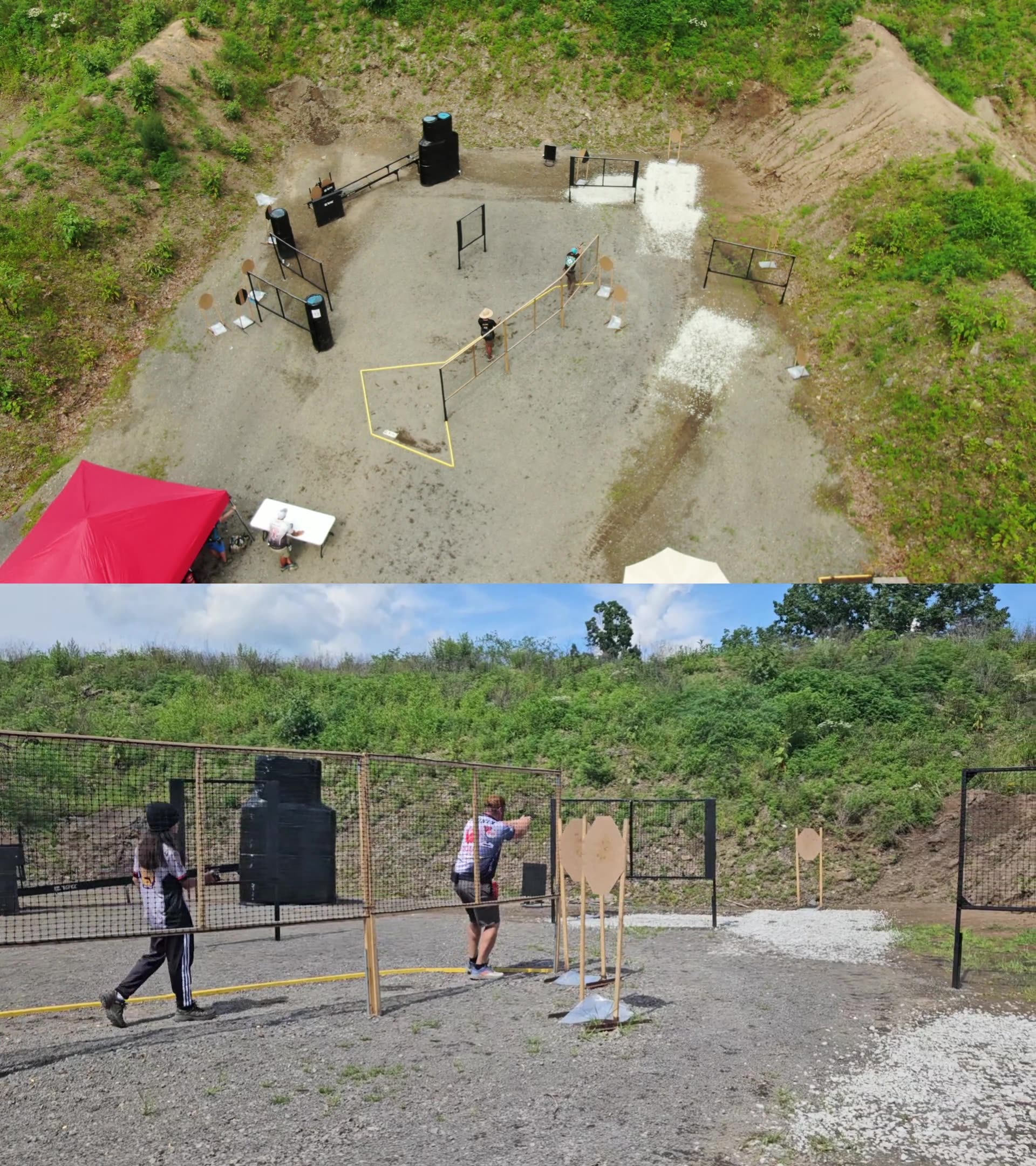 USPSA Area 8 2025 - James McGinty vs. Tim Herron (Stage 13)