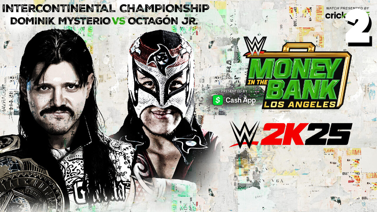 WWE 2K25 Money In The Bank 2025 - Match 2: Dirty Dom Still Champ!