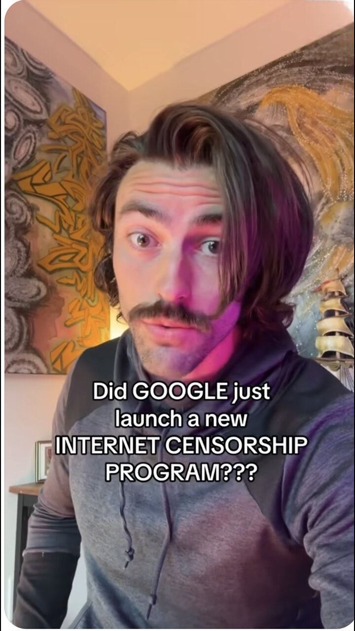 Ian Carroll ~ Did GOOGLE just launch new a INTERNET CENSORSHIP PROGRAM???