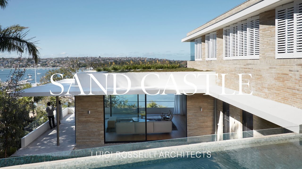 A Home Designed as a Sand Castle That Sits at the Top of a Hill (House ...