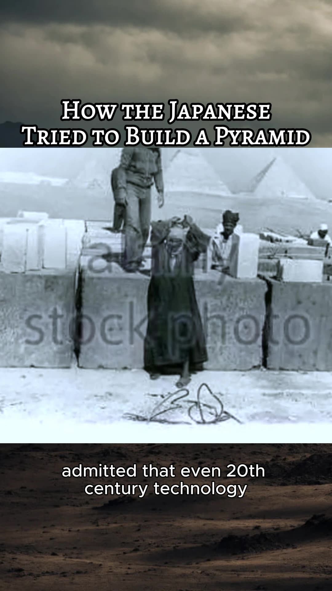 How the Japanese Tried to Build a Pyramid