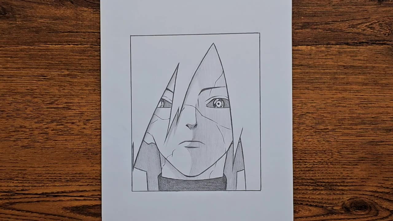 How to draw Madara Uchiha | Madara from Naruto step by step | easy ...