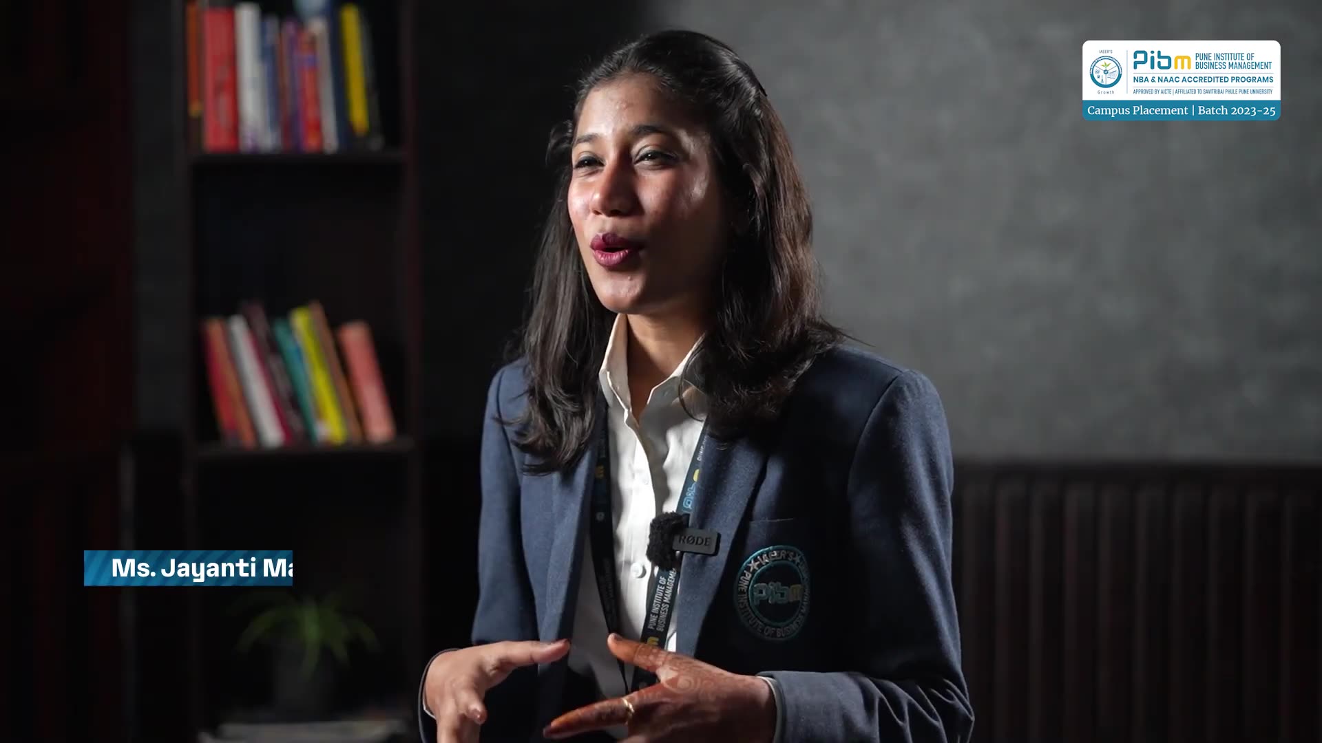 Batch 2023-25 Placements - Ms. Jayanti Mandal | FACTSET | PIBM Pune