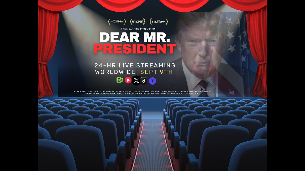 Dear Mr. President – Exclusive Worldwide Screening | September 9th @ 9: ...