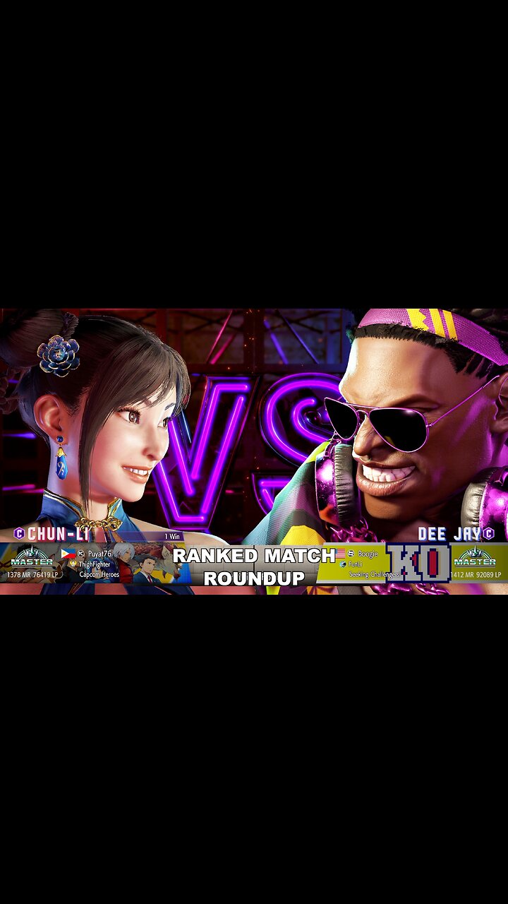 Kuya Kalbo SF6 Ranked Match Roundup. Chun Li Master Rank [Hori Fight Stick]