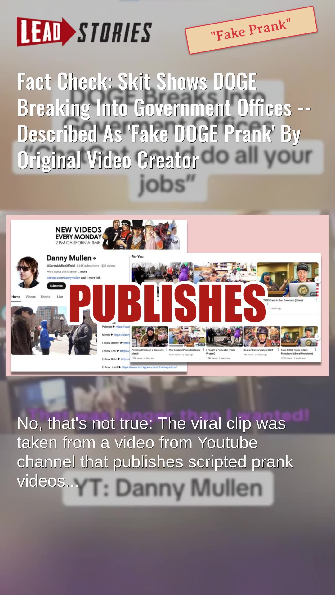 Fact Check: Skit Shows DOGE Breaking Into Government Offices ...