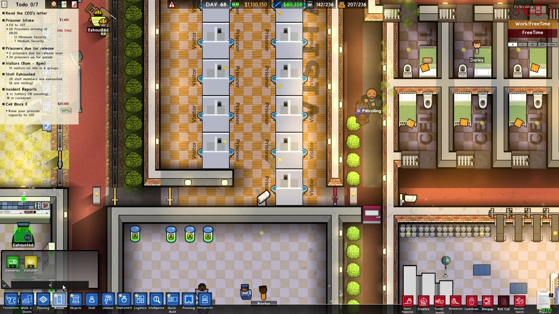 Prison Architect│How to Create a VISITATION BOOTH - Guide 2025