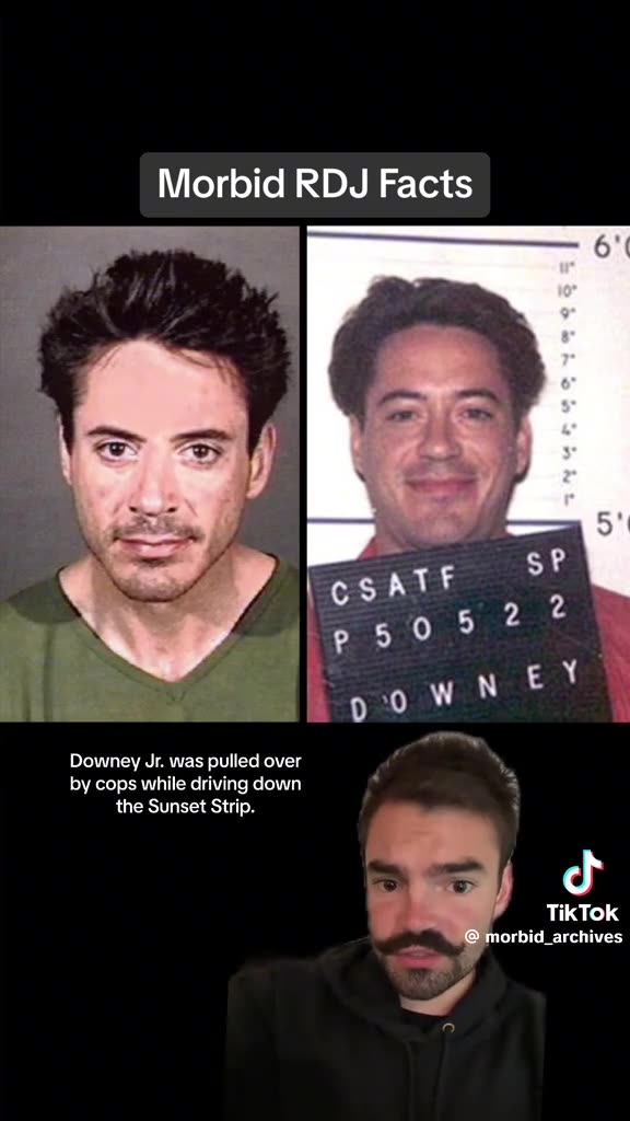 MORBID FACTS ABOUT ROBERT DOWNEY JR