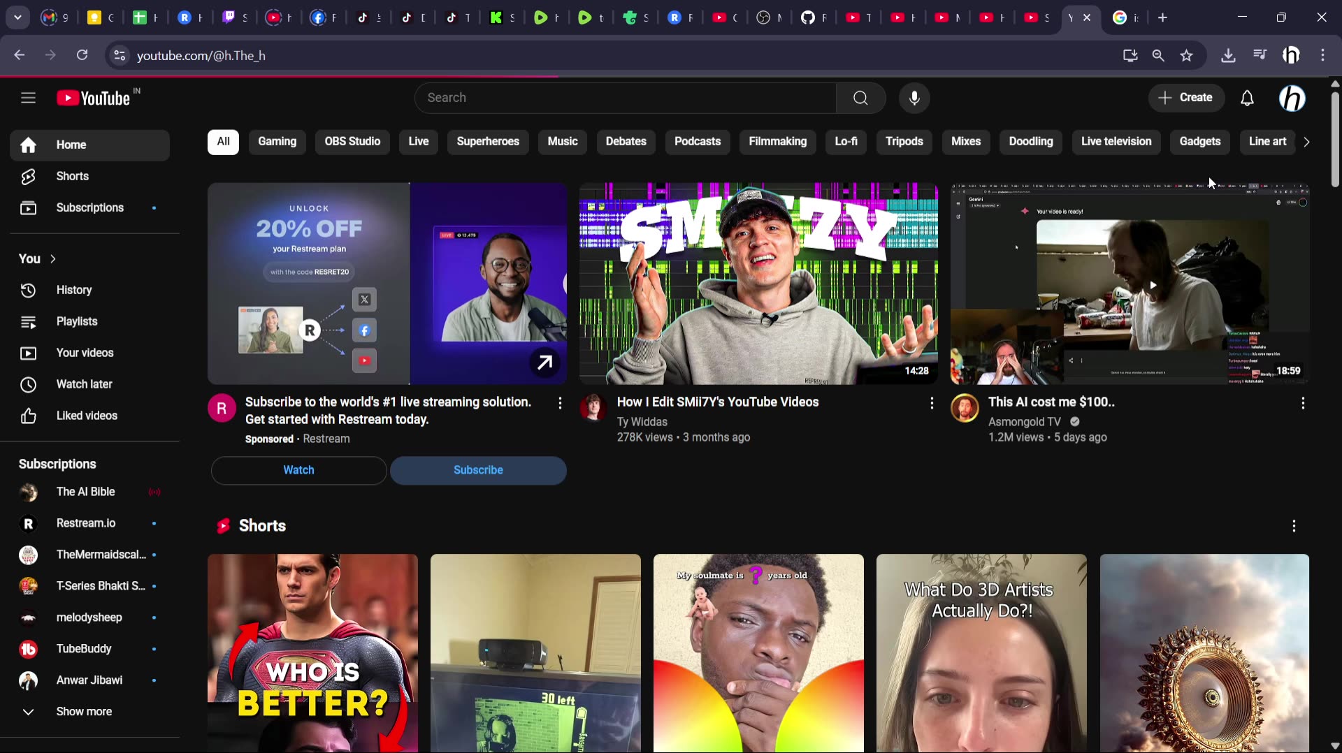 Stream via RTMP (OBS, Vmix, Zoom) with Restream