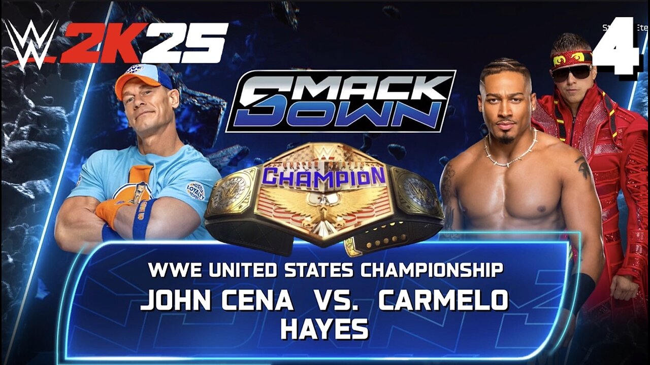 WWE 2K25 Smackdown September 19th 2025 - Match 4: The GOAT!