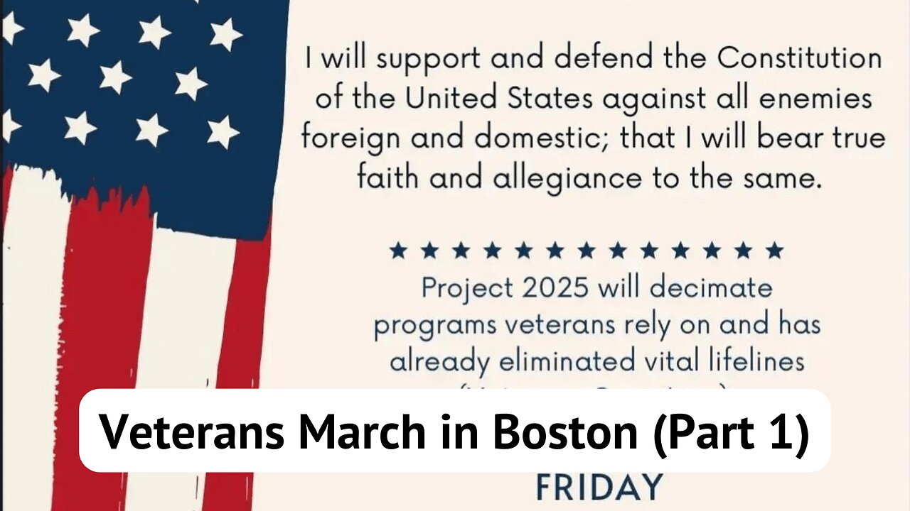 Full Veterans March Against Project 2025 (Unedited Livestream)