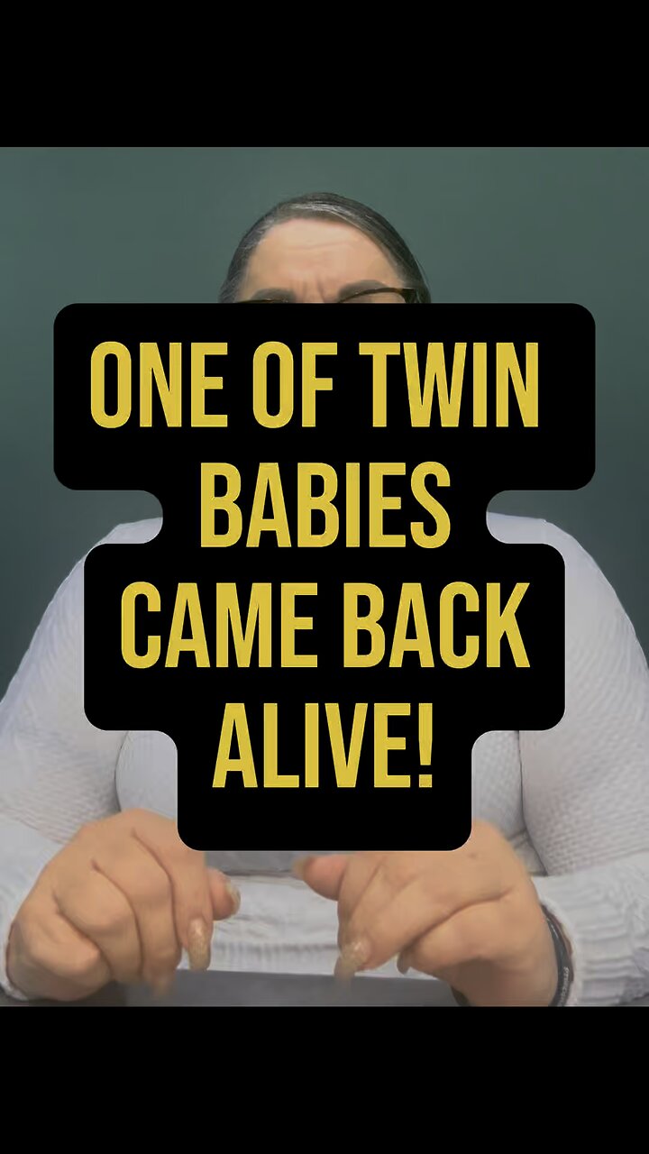 One Of Twin Babies Came Back Alive! 😱 #asl #news #talk #reaction
