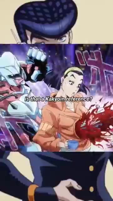 Josuke surprises Jotaro