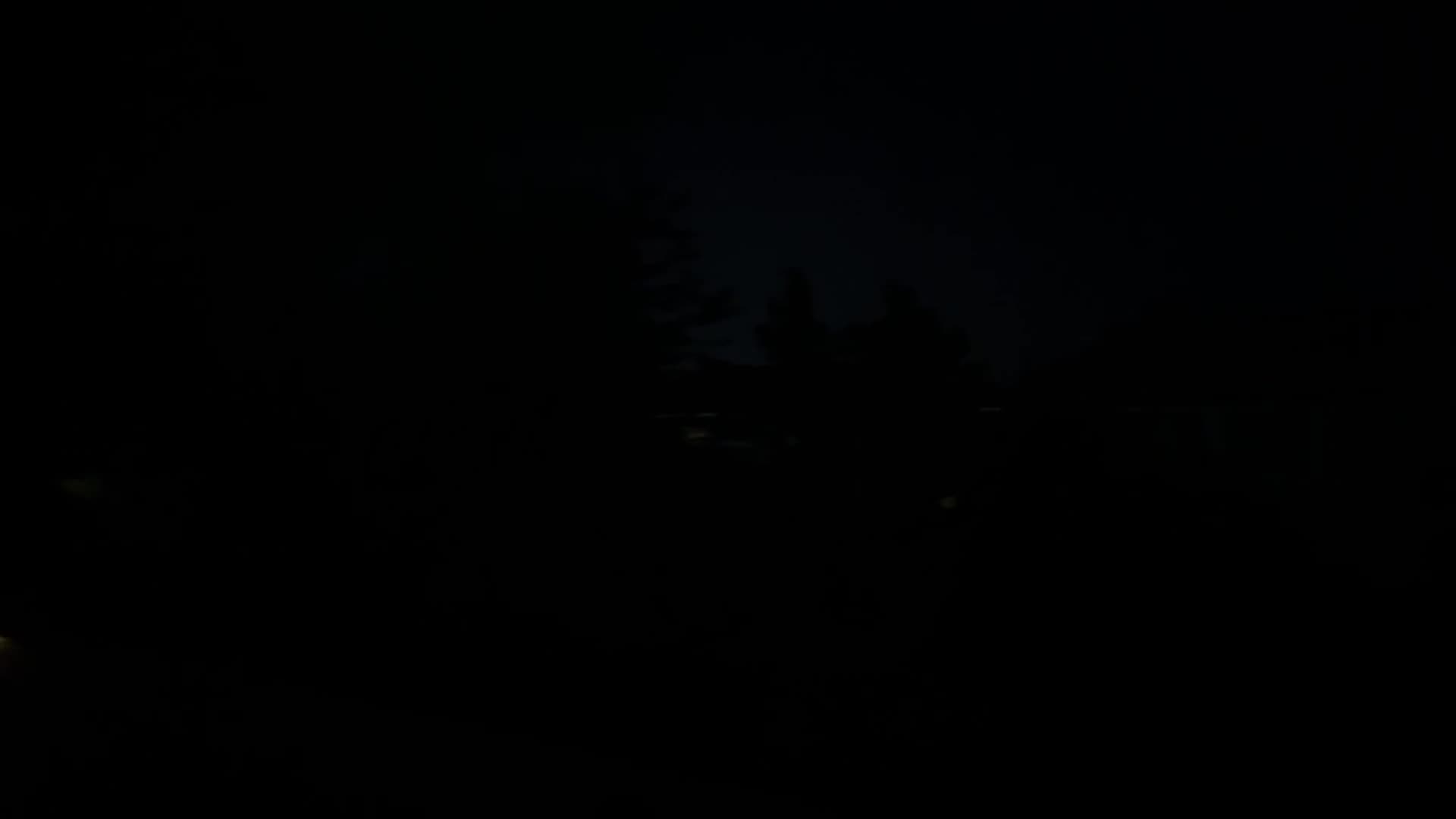 It’s very dark outside