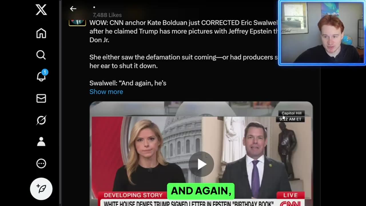 Depressed Ginger - The Trump-Epstein "letter" gets revealed...