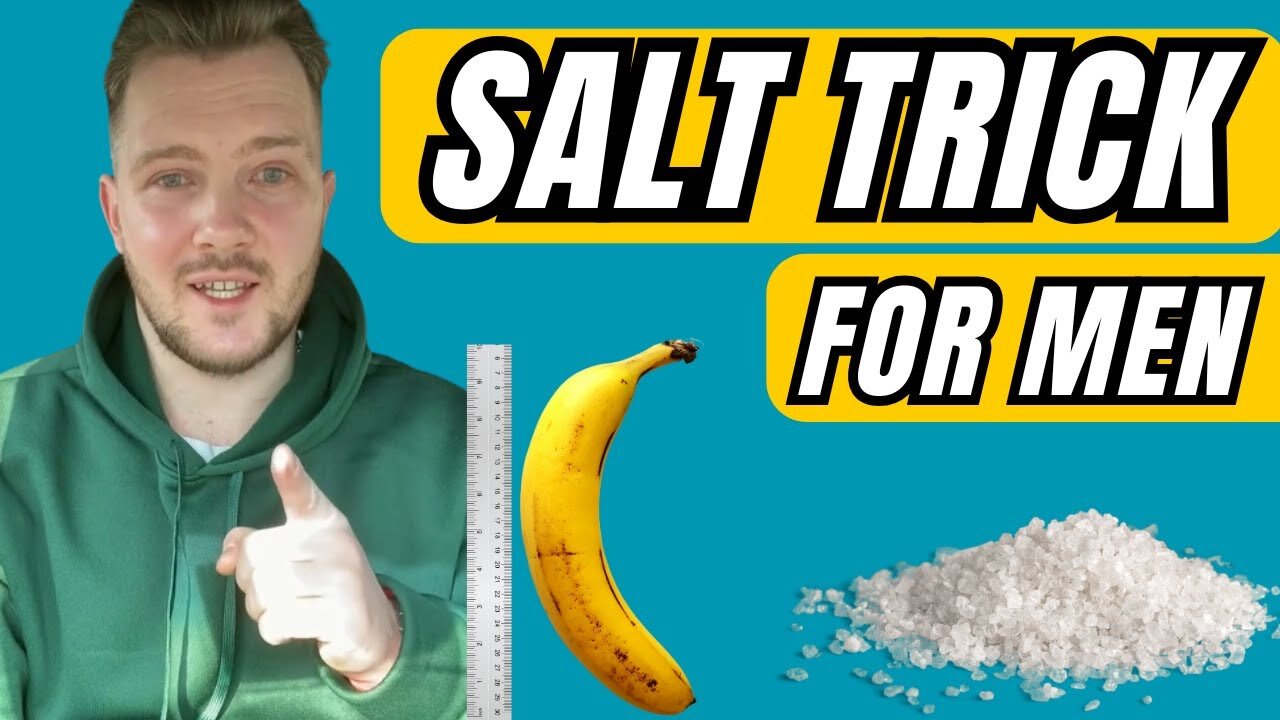 WHAT IS THE BLUE SALT TRICK FOR MEN? - ( ️STEP BY STEP!⬅️) - BLUE SALT ...