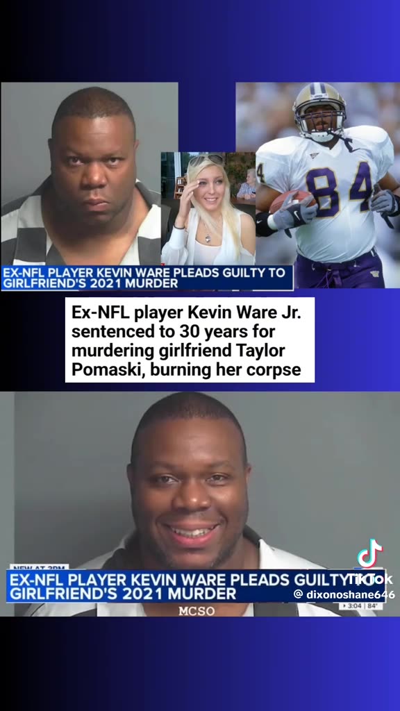 EX-NFL’S KEVIN WARE JR. GETS 30 YEARS