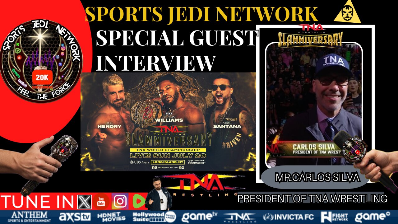 EXCLUSIVE: TNA WRESTLING President Carlos Silva on Slammiversary at UBS ...