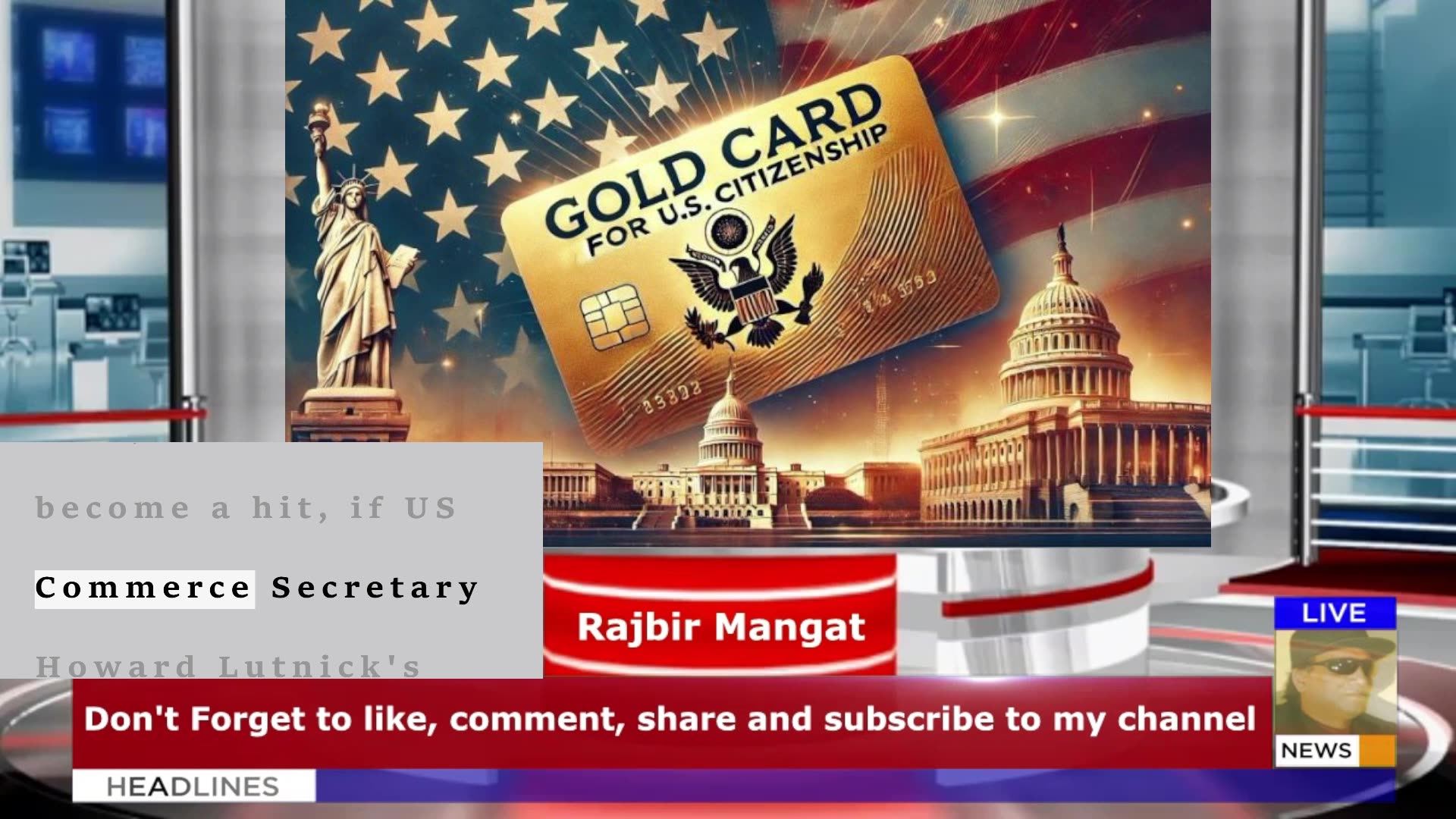 US Gold Card Scheme A Hit? Trump's Top Official Says "1,000 Sold In A Day"