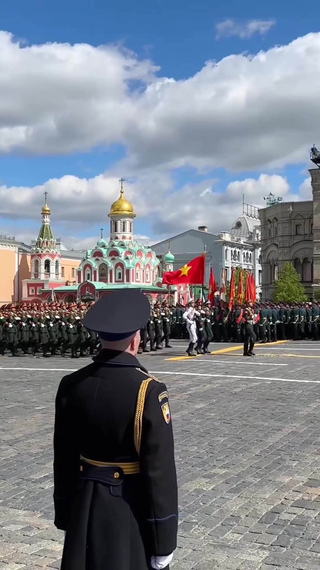 The honor and pride of attending the parade on Red Square
