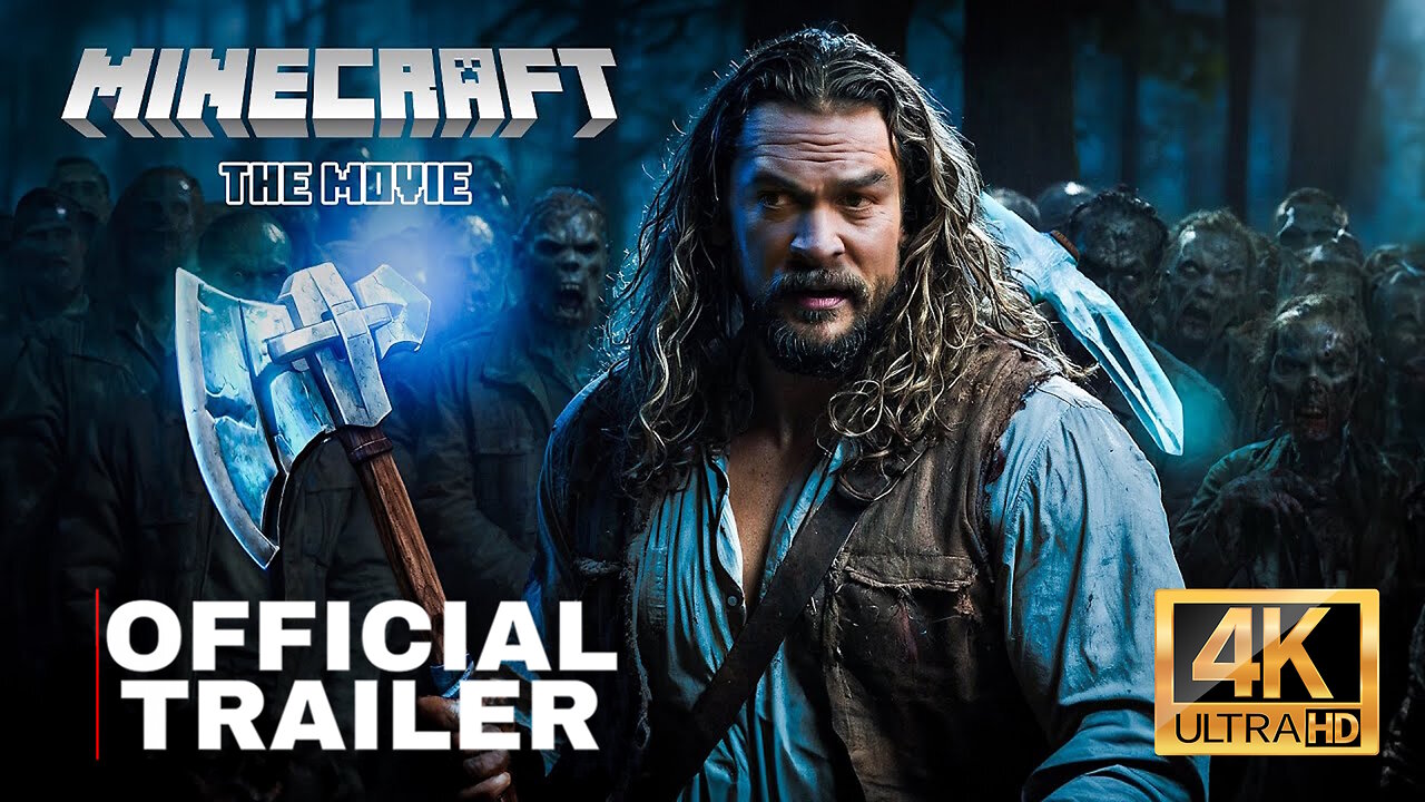 OFFICIAL TRAILER: A Minecraft Movie (UHD - 4K) - Starring Jack Black & Jason Momoa