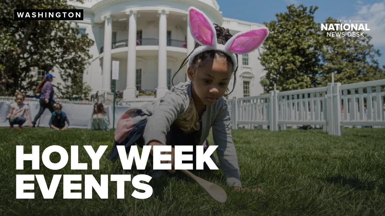 The White House will host Holy Week events over the Easter weekend to ...