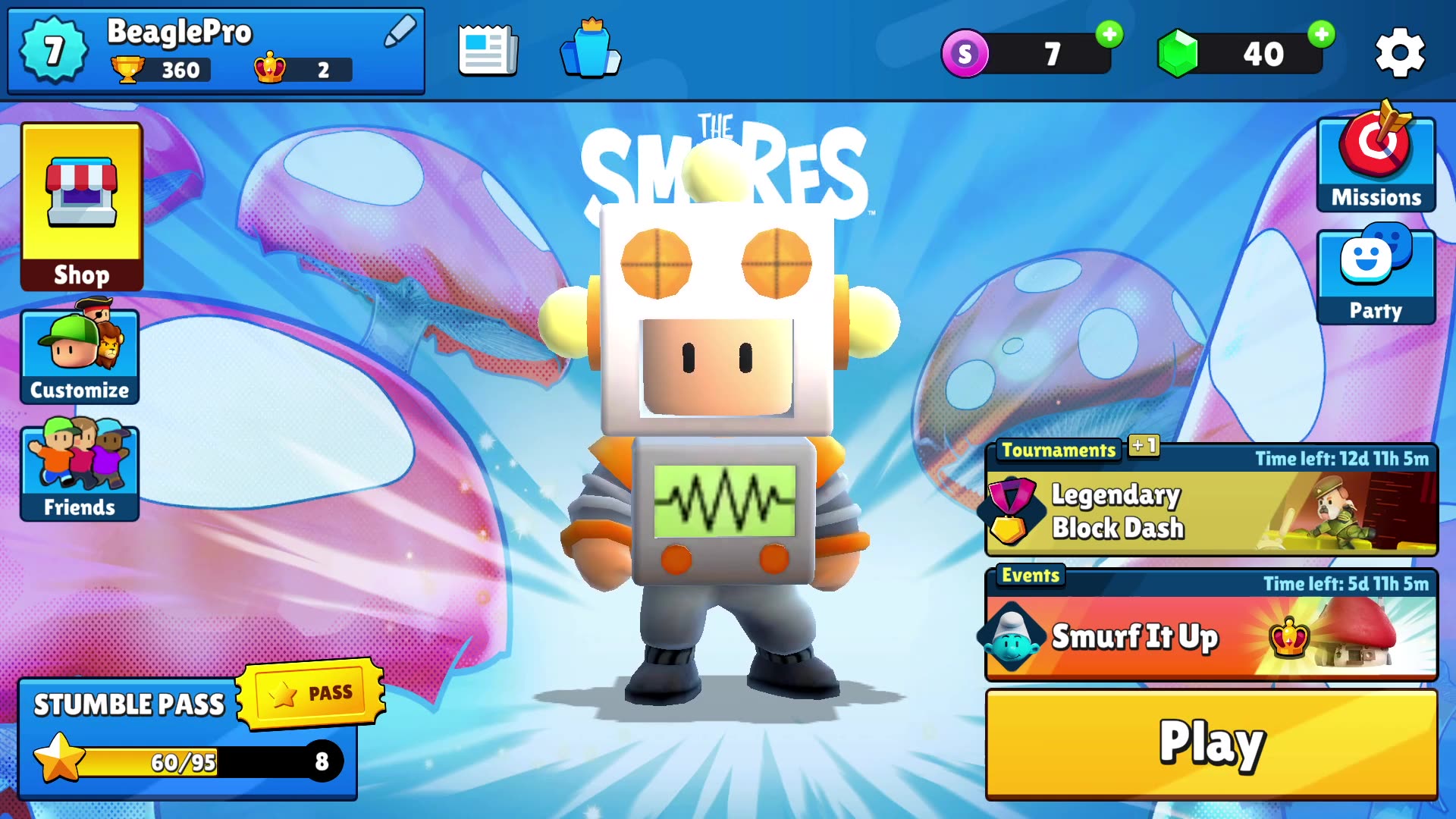 SMURFS???????? (Stumble Guys)