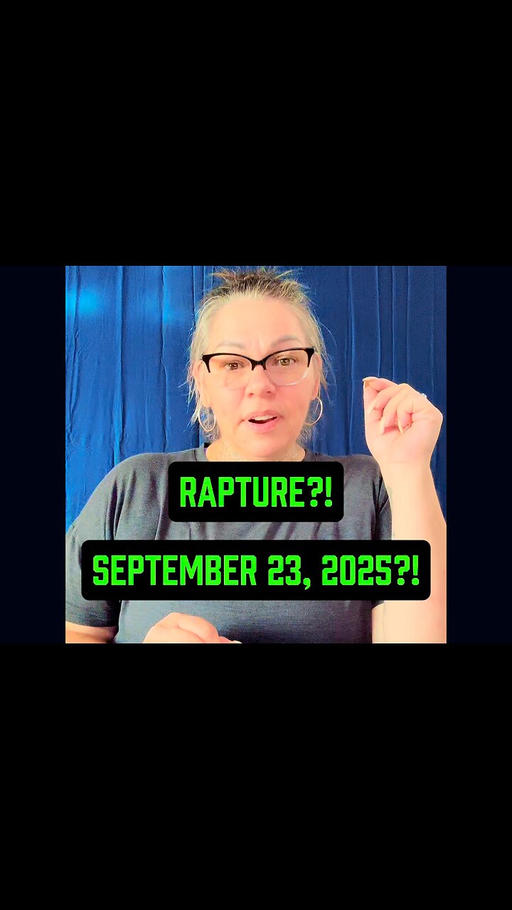 Rapture?! September 23, 2025?! 😱 #ASL #deaf #signlanguage