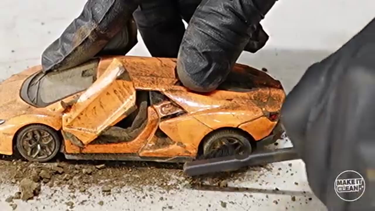 Cleaning The Dirtiest Lamborghini a supercar Ever , Make it clean. asmr