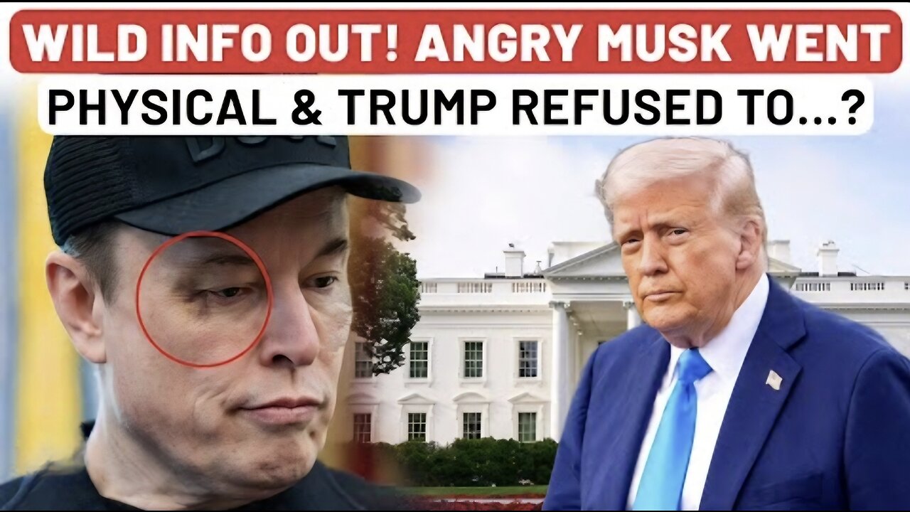 Elon Musk s Black Eye Mystery Out Trump s Favourite Shoved Scott ...