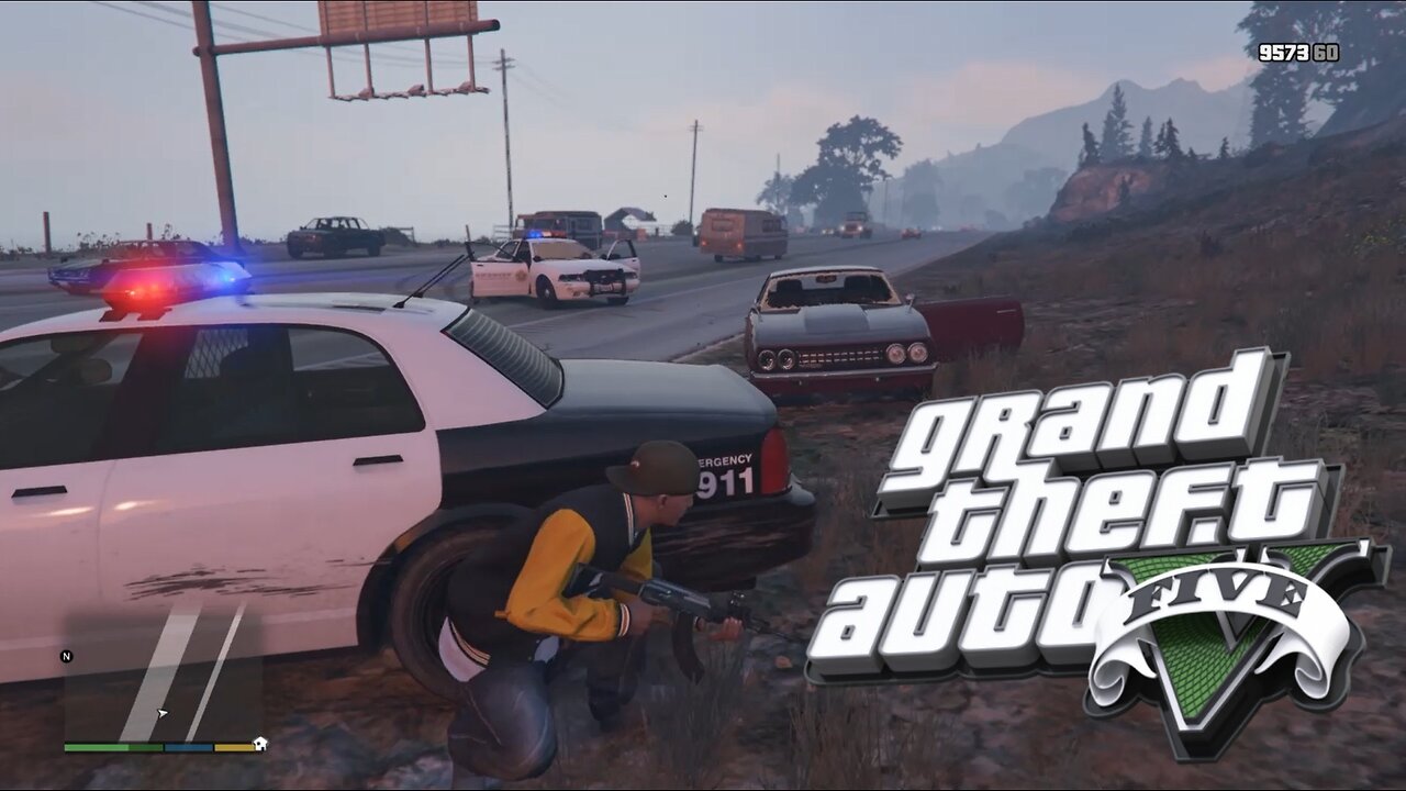 GTA 5 Police Pursuit Driving Police car Ultimate Simulator crazy chase #139