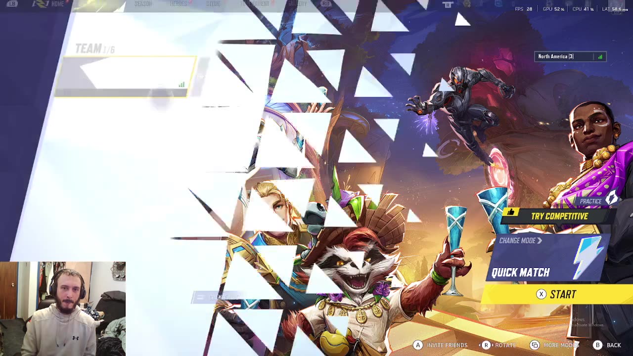 Marvel Rivals S2 Comp Carrying Silver