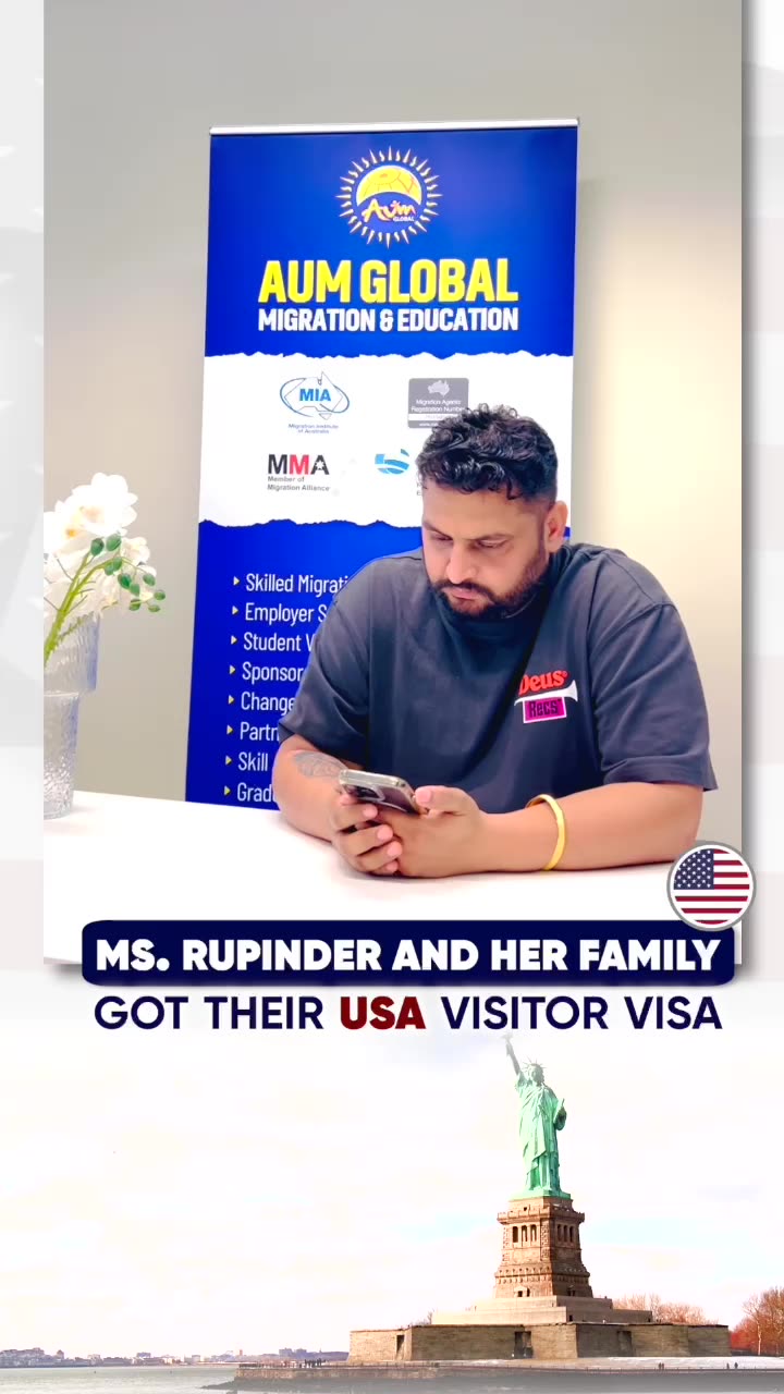 USA Visitor Visa Approved | Congratulations to Our Clients | AUM Global Migration