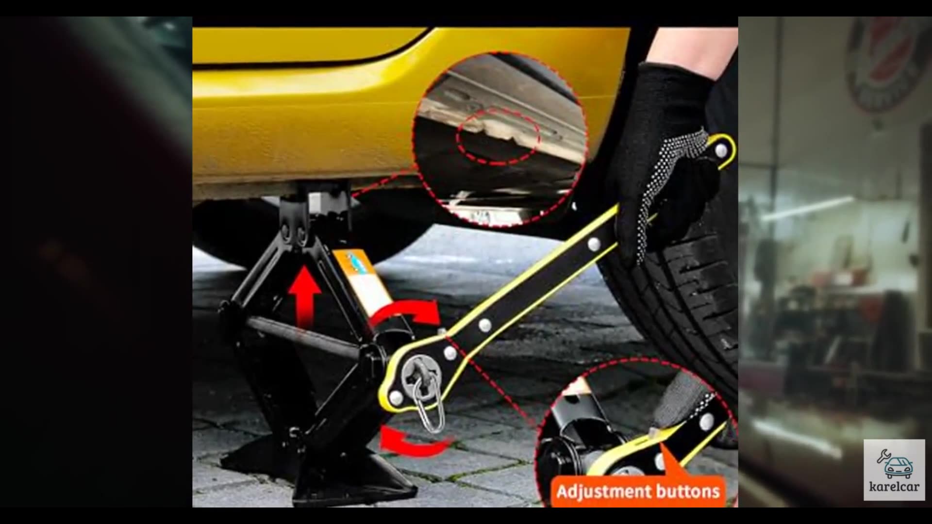 1.5-ton Scissor Jack in Your car's Roadside Emergency kit, Must-Have ...