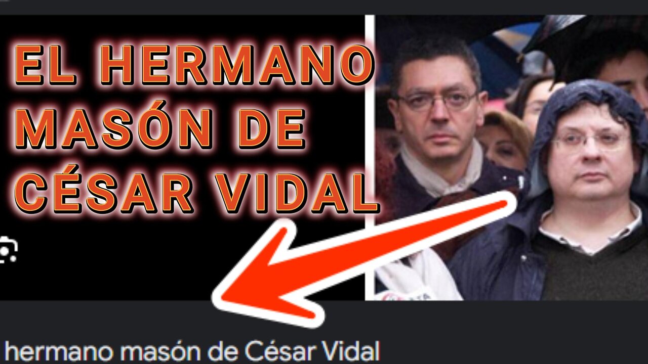 EL HERMANO MASÓN DE CESAR VIDAL: "MASONERÍA Y CRISTIANISMO TIENEN ...